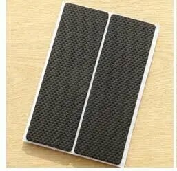 1 упаковка, нескользящие самоклеящиеся мебельные резиновые подушечки для ножек стола, стула, круглые квадратные подушечки для дивана, стула, липкие подушечки для защиты пола, коврик 4pcs square