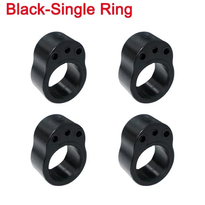 Черные дверные ограничители Single hole-4pc