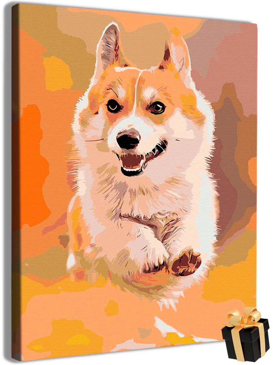 Картины по номерам Корги