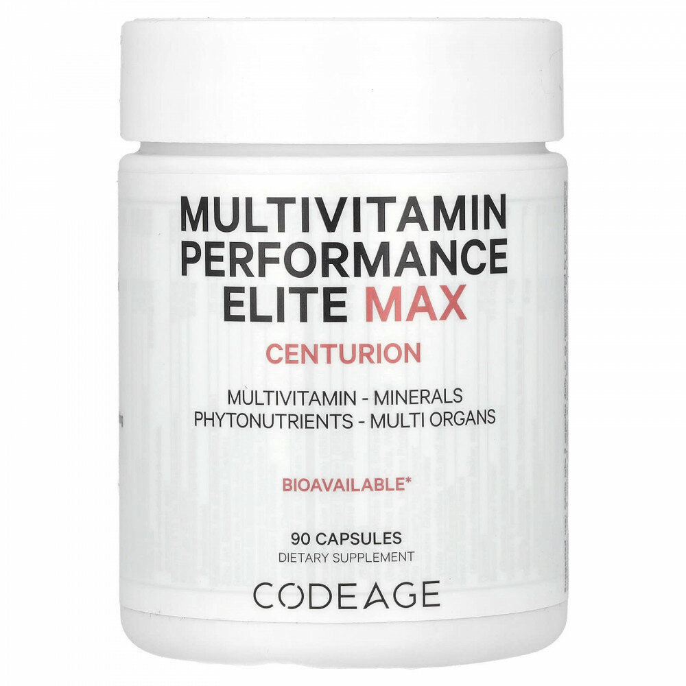 Codeage, Multivitamin Performance Elite Max, Sport, 90 капсул
