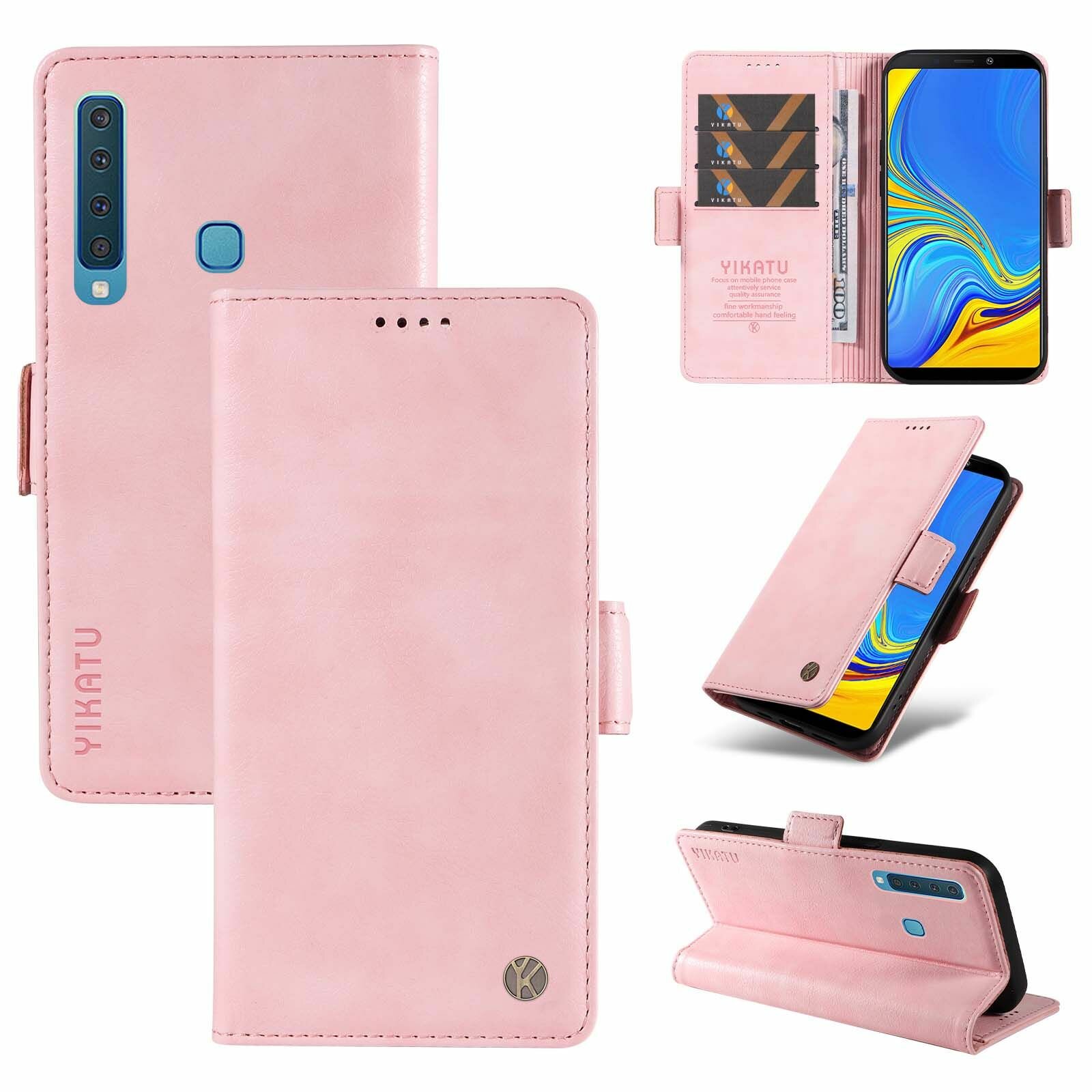 YIKATU Чехол Книжка Для Samsung Galaxy A9 2018/A920 / Самсунг Галакси A9 2018 кошелек Флип Кожаный