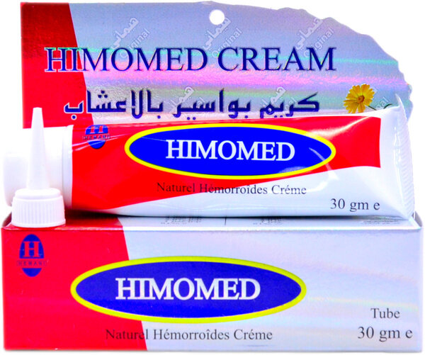 HIMOMED Natural Hemorroides Creme, Hemani (химомед натуральный крем от геморроя, Хемани), 30 г.