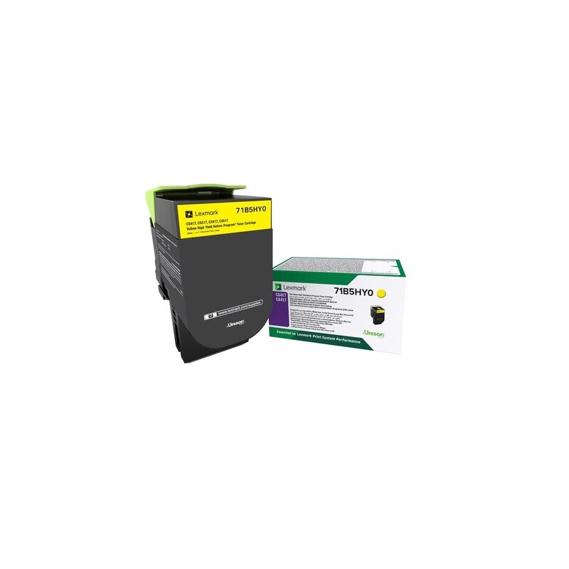 Картридж Lexmark 71B5HY0 / 71B0H40, желтый