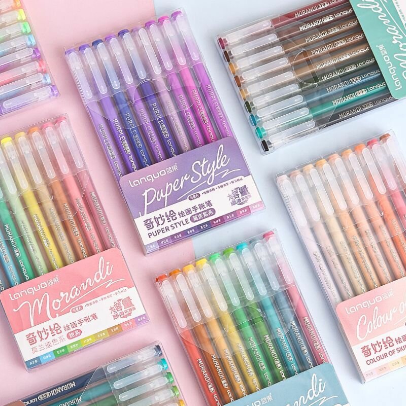 Набор ручек, Mr.paper, 9 шт/коробка, цветные маркеры, высокого качества, можно использовать для рисования, письма, разметки