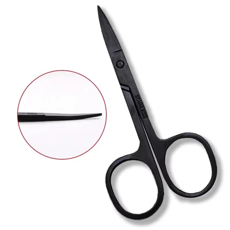 Расческа-ножницы для бровей и ресниц ASHAIE 5 цветов 1Pcs Brow Scissor