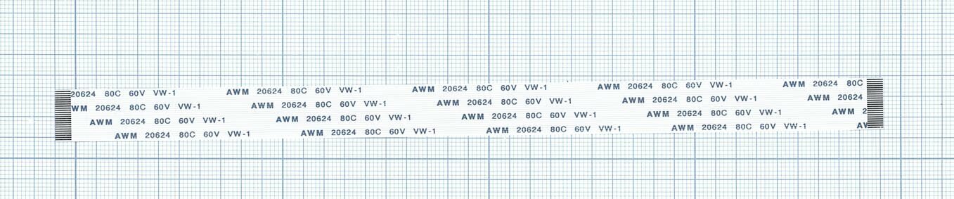 Шлейф универсальный 24pin, шаг 0.5мм, длина 20см