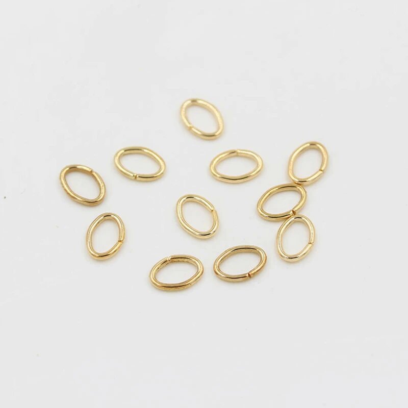 Кольца овальные для бижутерии, KC Gold, 300/500 шт