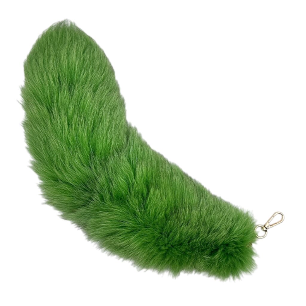 Стильная сумка-подвеска в форме хвоста животного, чехол для телефона, украшение, модный брелок, мягкие брелоки унисекс, красочные подвески для ключей