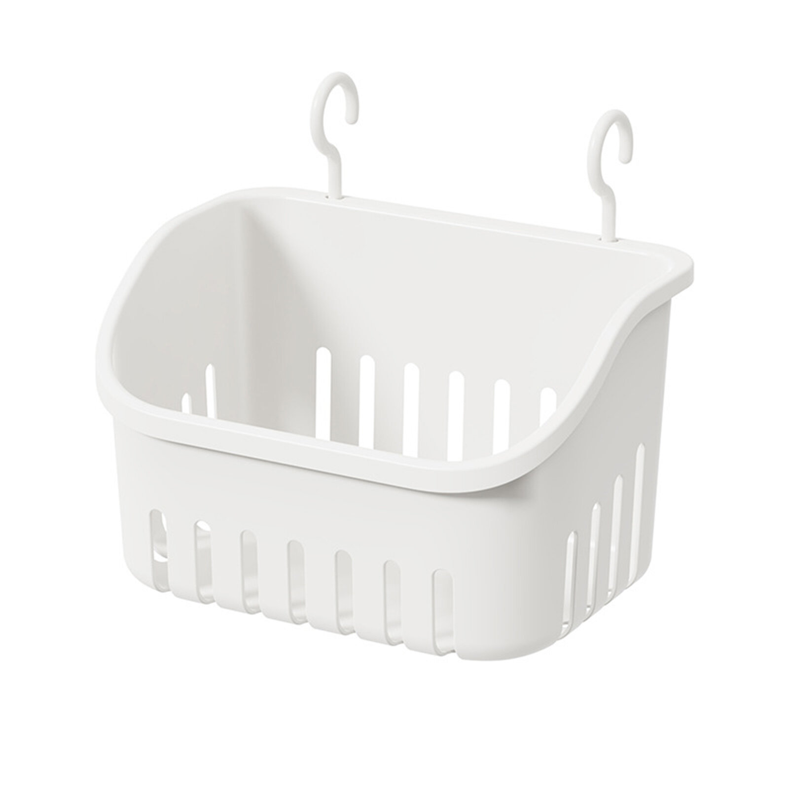 Подвесная корзина для хранения с крючками, полый сливной органайзер, держатель для дома, кухни, ванной комнаты, контейнер для закусок, мыла, шампуня, лосьона