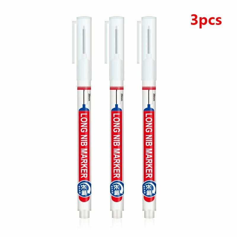 3 шт. маркеры Long Nib Marker, Белый