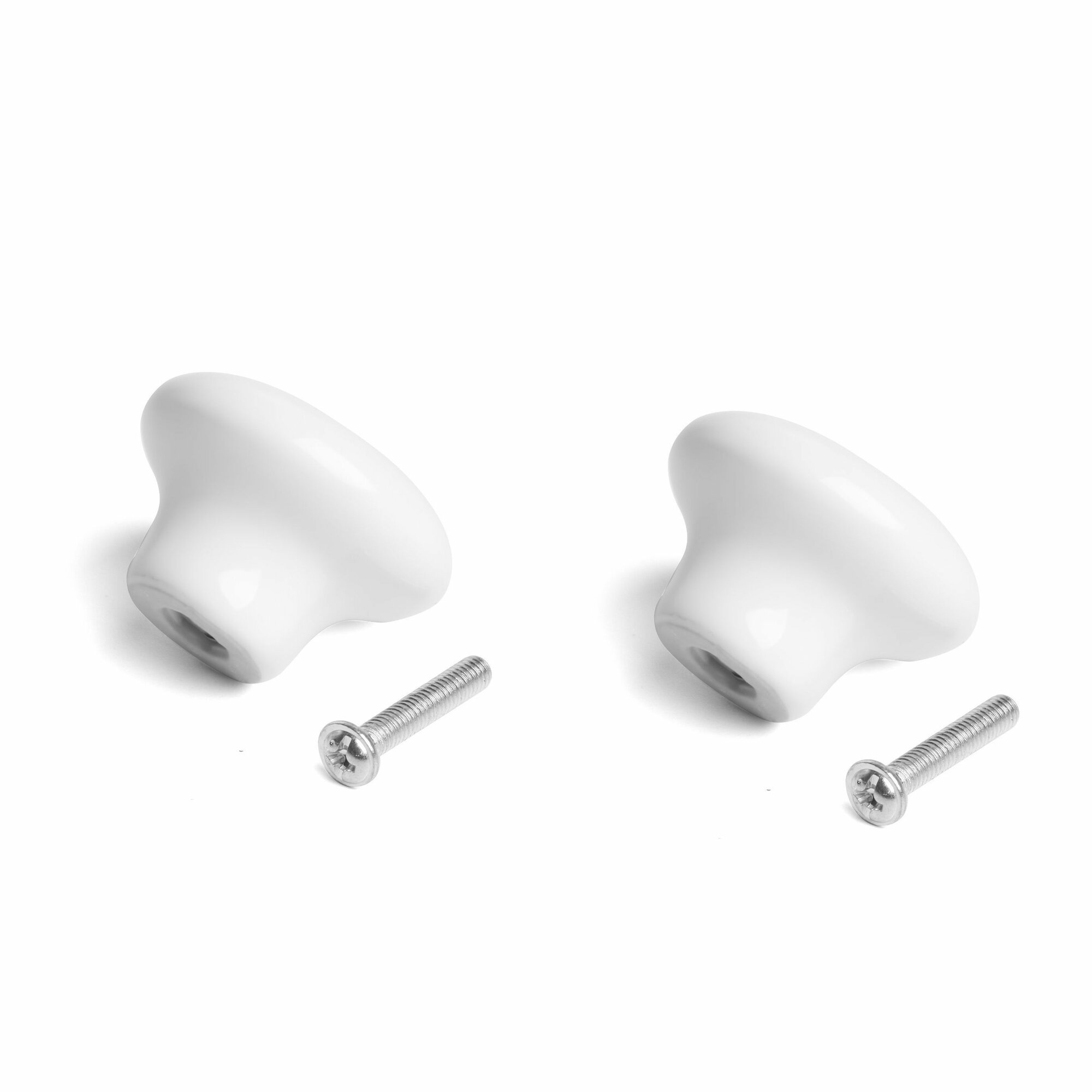 Мебельные ручки кнопки керамические 2 шт