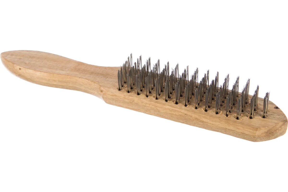 SPARTA металлическая 6-рядная щетка 748265 для чистовой обработки металла и сварочных швов