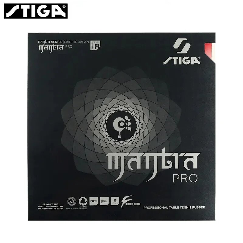 STIGA Mantra Pro резина для настольного тенниса, цвет XH PRO -black