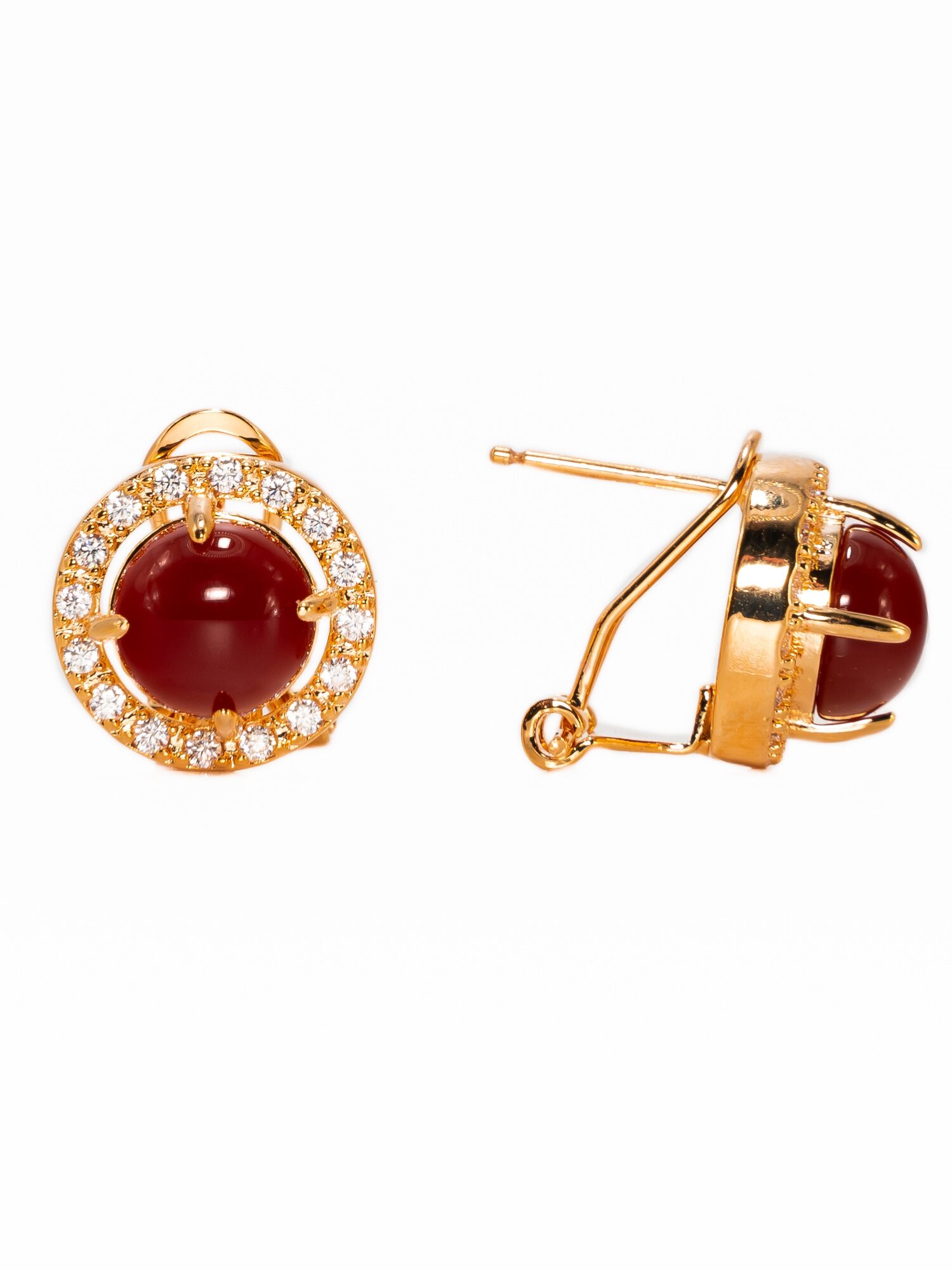 Серьги Lotus Jewelry, агат