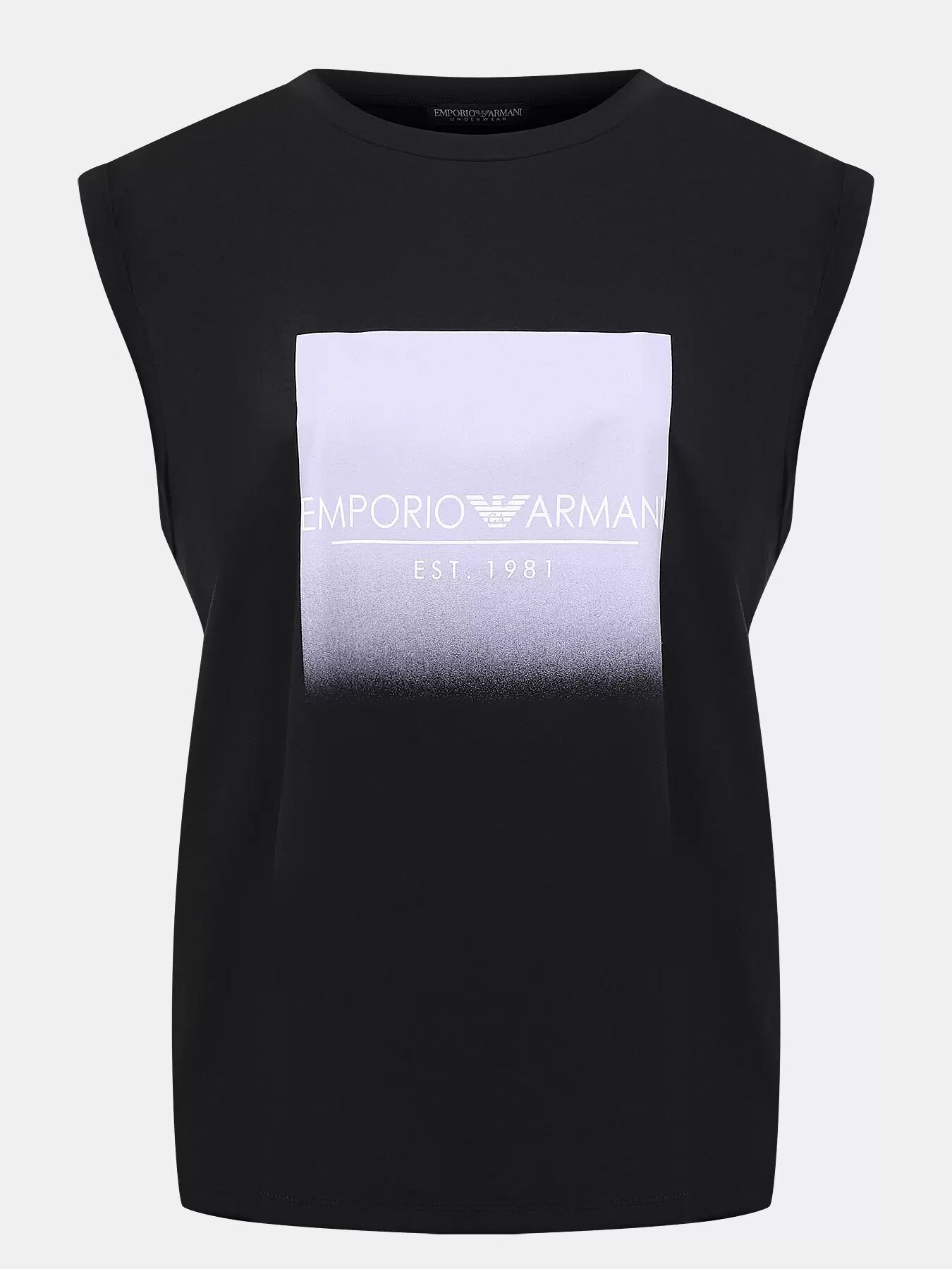 Футболка EMPORIO ARMANI, размер M, черный