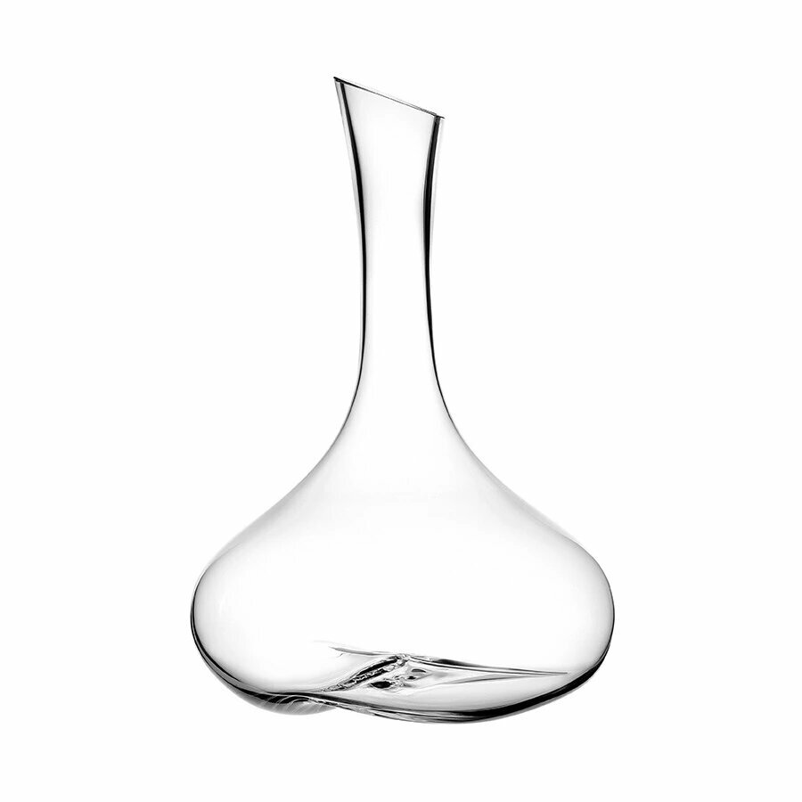 Декантер Zieher Пэбл 1,8л, Н30см, бессвинцовый хрусталь, ручная работа