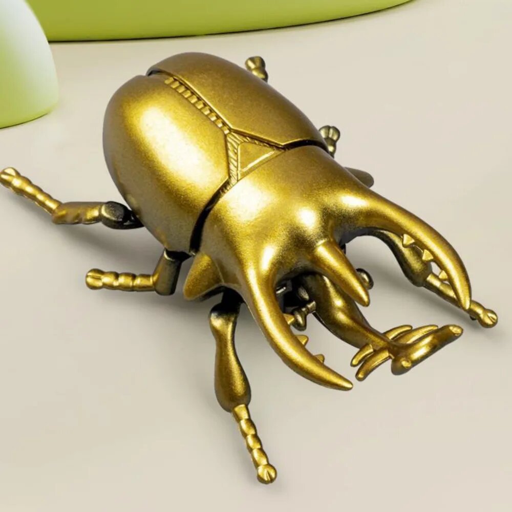 Заводной жук Gold, игрушка из ПВХ