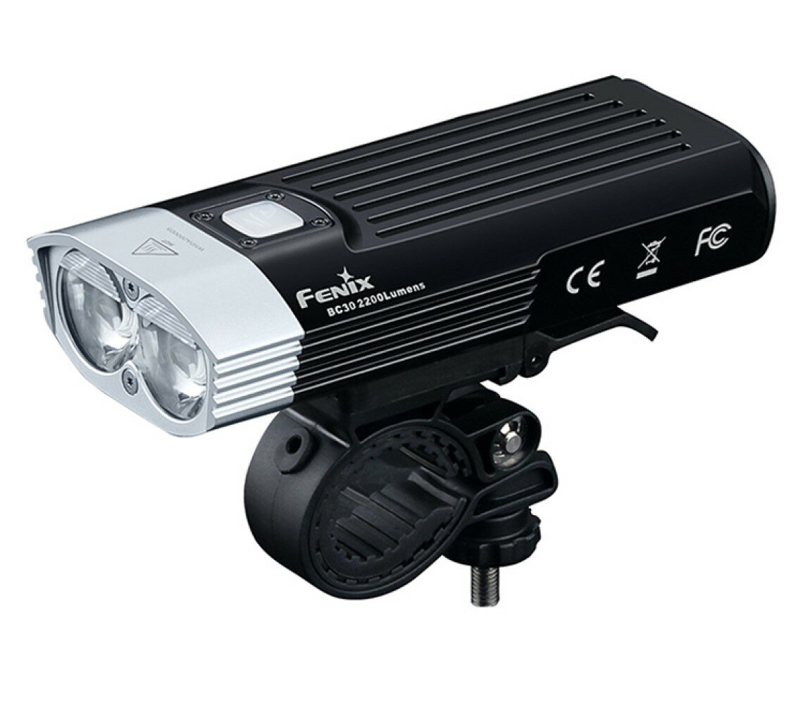 Фонарь велосипедный Fenix BC30 V2.0, задняя велофара BC05R V2.0 в комплекте