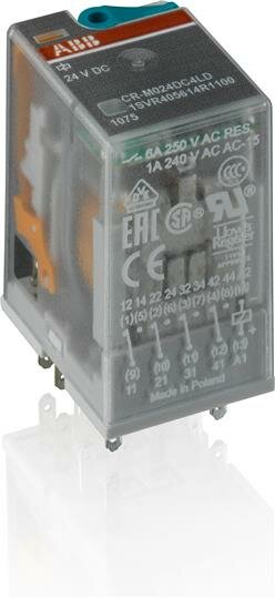 ABB CR-M230AC2 Промежуточное реле 230V 12A 2ПК (AC), 1SVR405611R3000