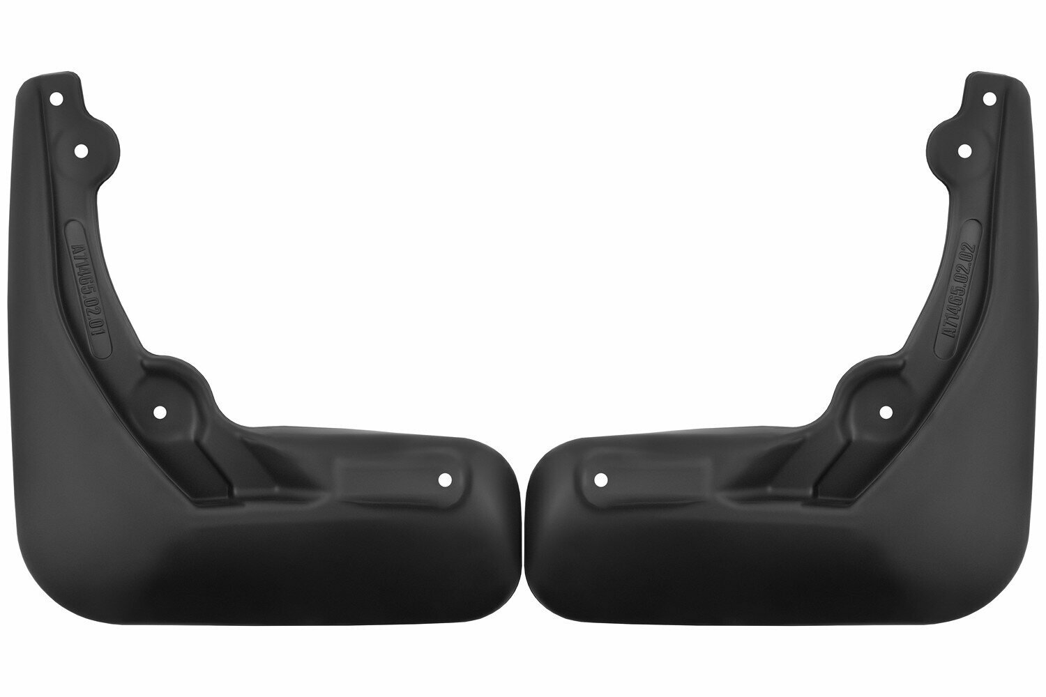 Брызговики задние подходят для JETOUR X50 2024 - 2 шт.(optimum) в пакете / Джитур