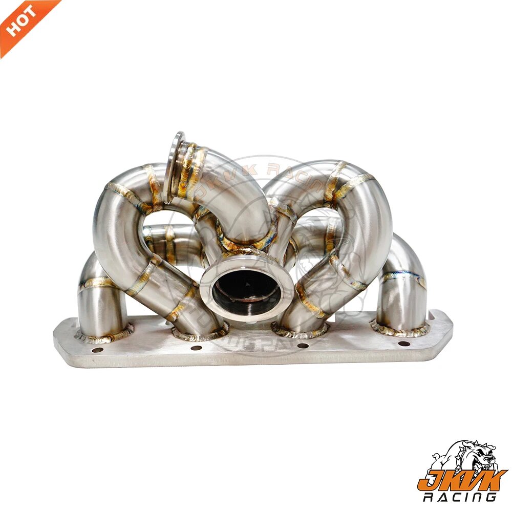 JKVK RACING 42 мм OD 3 мм толщиной SS304 Vband Фланец G olf5 EA888 EA113 2.0T T3 Выпускной турбоколлектор для A3 S3 A5 Q5 A6 TT TTS