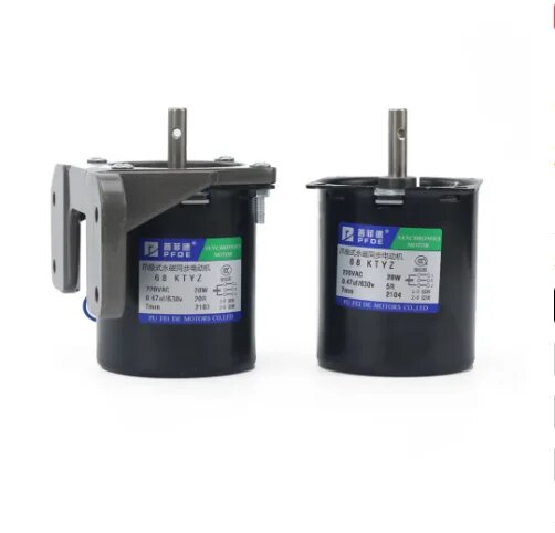 Синхронный двигатель 220В 28Вт 68KTYZ 2.5 об/мин 30rpm with bracket