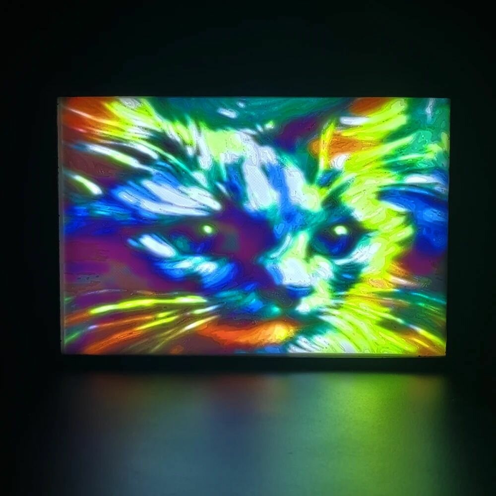 Для Bambu lab Lithophane LED Backlight Board Kit DIY Lithophane Photo модель для мини 3d принтеров Bambu P1 X1 A1 A1