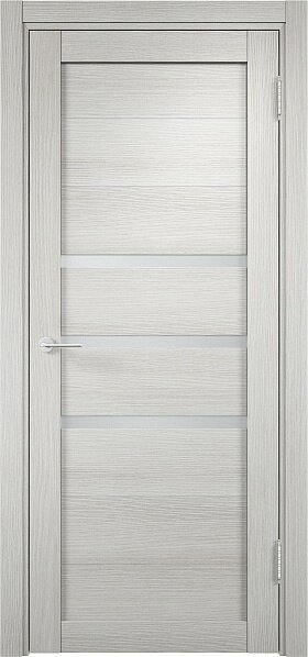 Межкомнатная Дверь Verda Мюнхен 01 до Слоновая Кость со Стеклом Сатинато 2000х800мм (Полотно 1шт) / Верда.