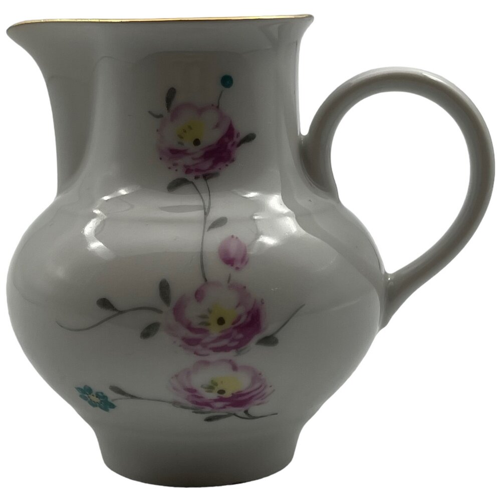 Сливочник "Сакура", 1973-1977 гг, фарфор, роспись, JLMENAU, ГДР