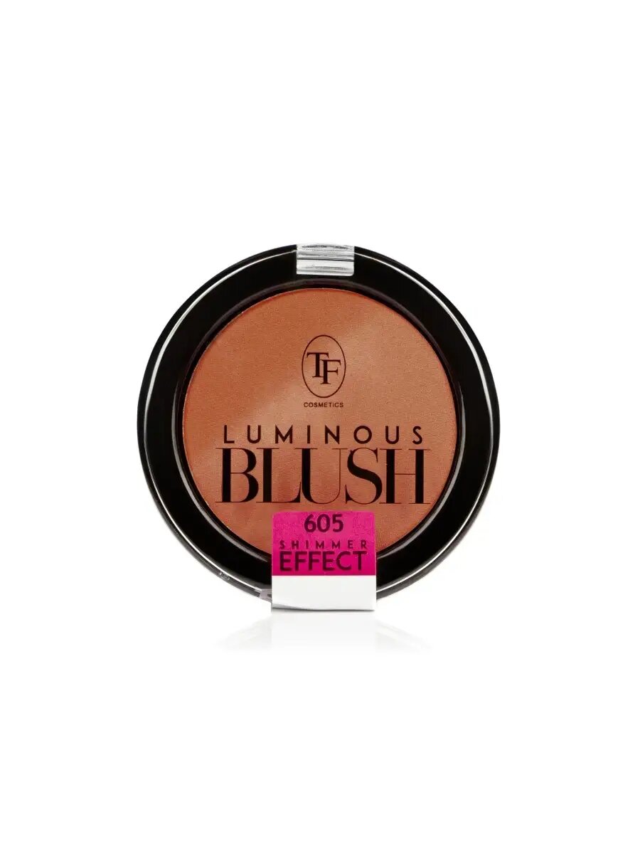 Румяна для лица компактные Luminous Blush 605 розовый янтарь