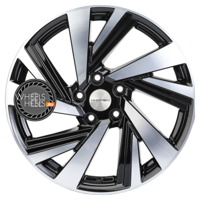 Диск автомобильный литой Khomen Wheels KHW1801 (Outlander) 18x7.5 5x114.3 et38 dia67.1 Black-FP