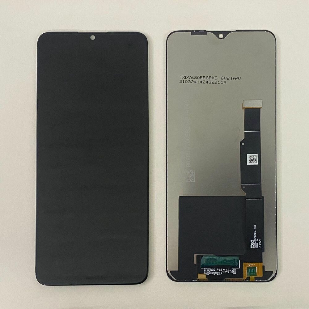Дисплей для TCL 20 SE T671H ; дисплей в сборе с сенсорным экраном; черный ; содержать инструментов