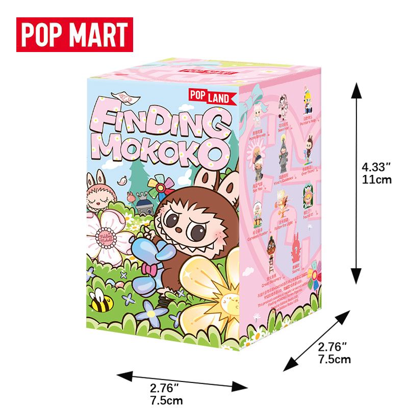 Коллекционная фигурка Слепая коробка POP MART Finding MOKOKO Series Figures, унисекс,11 cm,1 шт