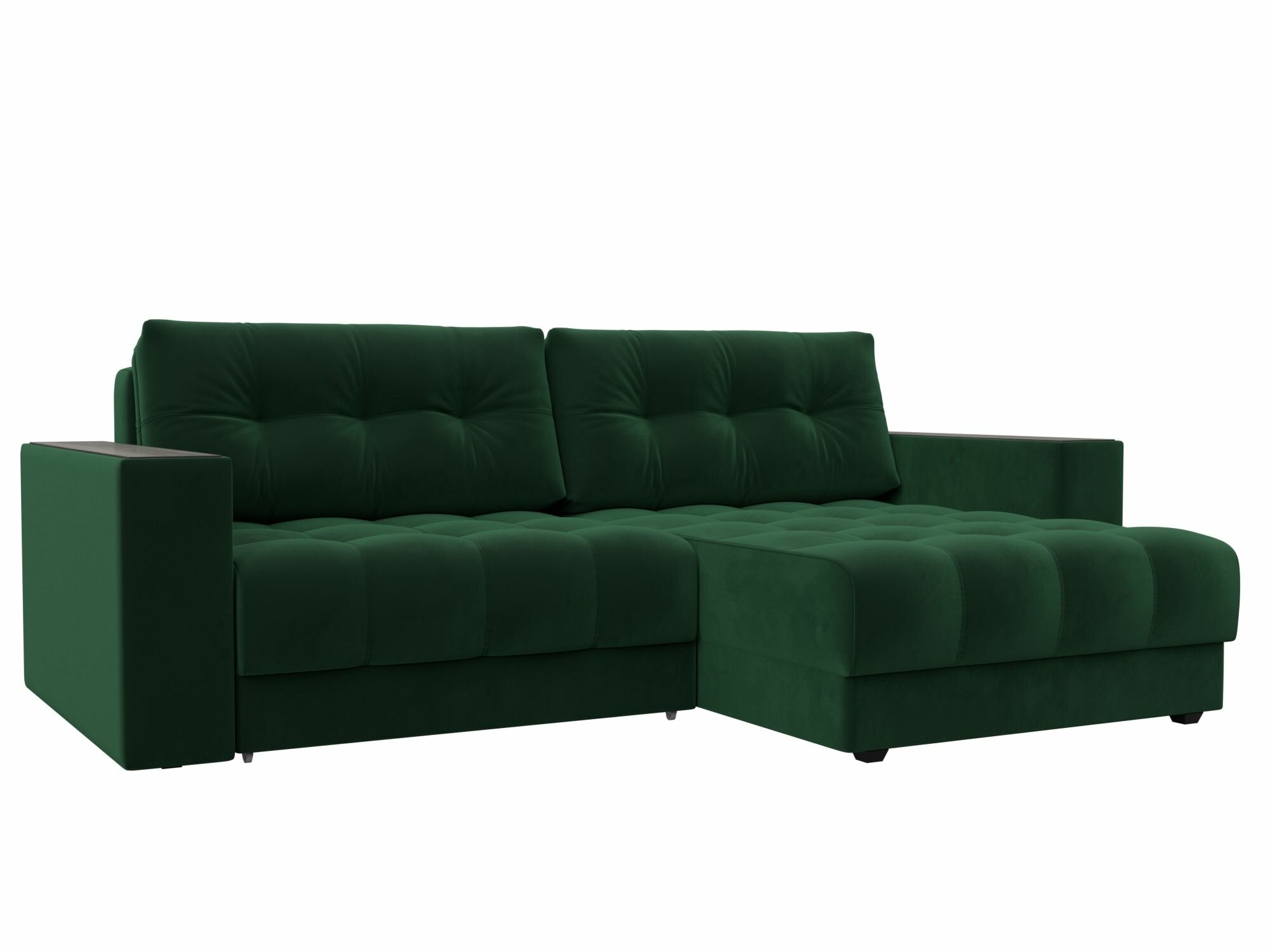 Диван угловой с декором Бруно НПБ, Велюр