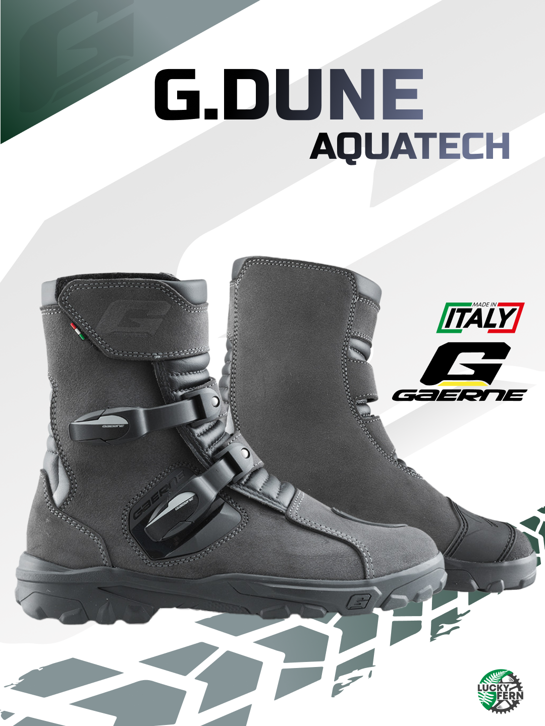 Мотоботы Gaerne G_Dune Aquatech Antracite 43