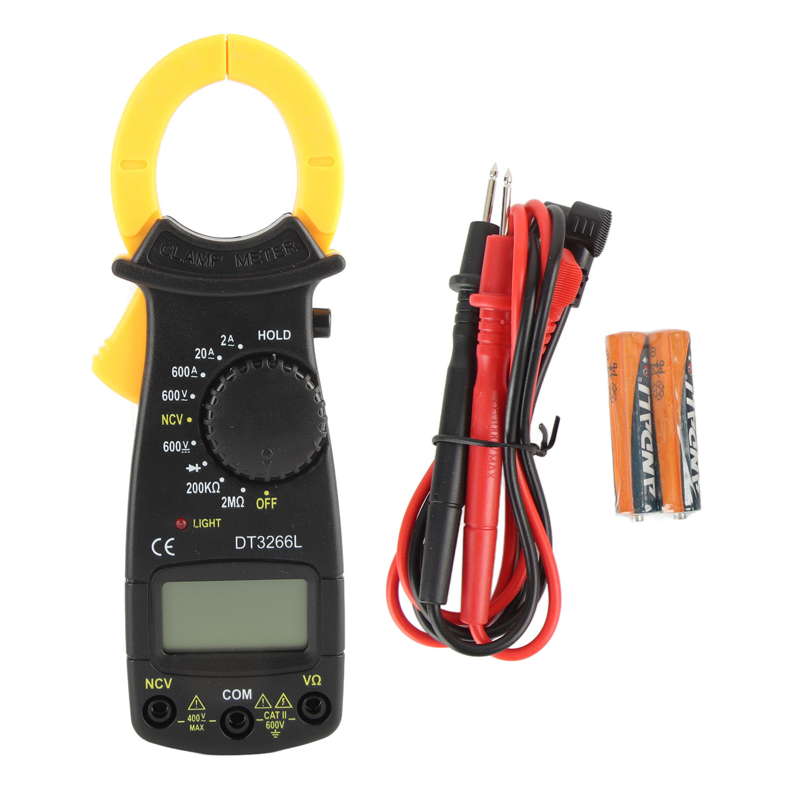 Цифровой клещевой мультиметр с ЖК-дисплеем, интеллектуальный измерительный прибор, умный тестер, инструмент для электрика.