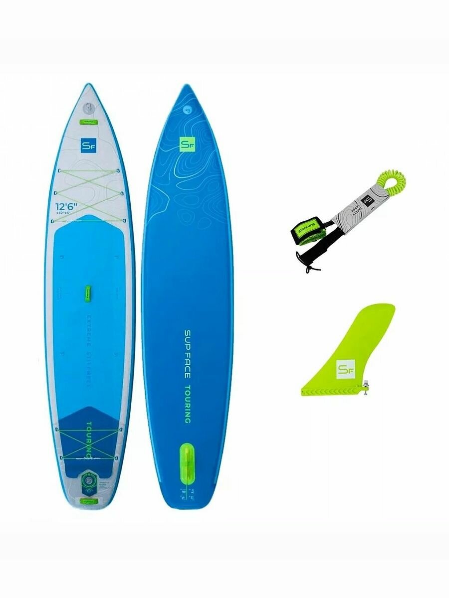 Сапборд SUP face Touring 12.6x32x6 Rental S25 (381x81x15 см) надувной двухслойный / Sup board, SUP-доска, сап борд, supboard