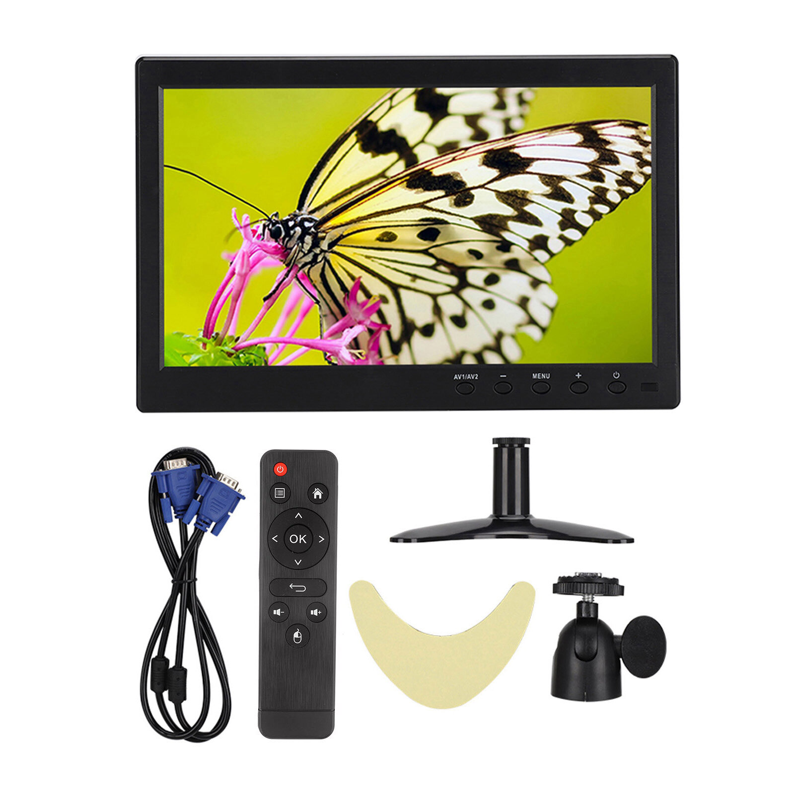 10,1-дюймовый широкоэкранный ЖК-монитор HD 1080P с входом HDMI / VGA / BNC / AV