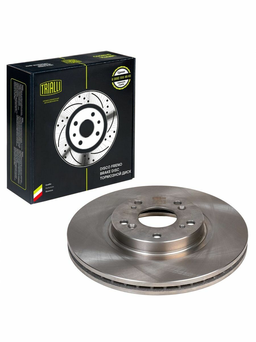 Диск тормозной передний для а/м Honda Accord (02-), Trialli DF 230122
