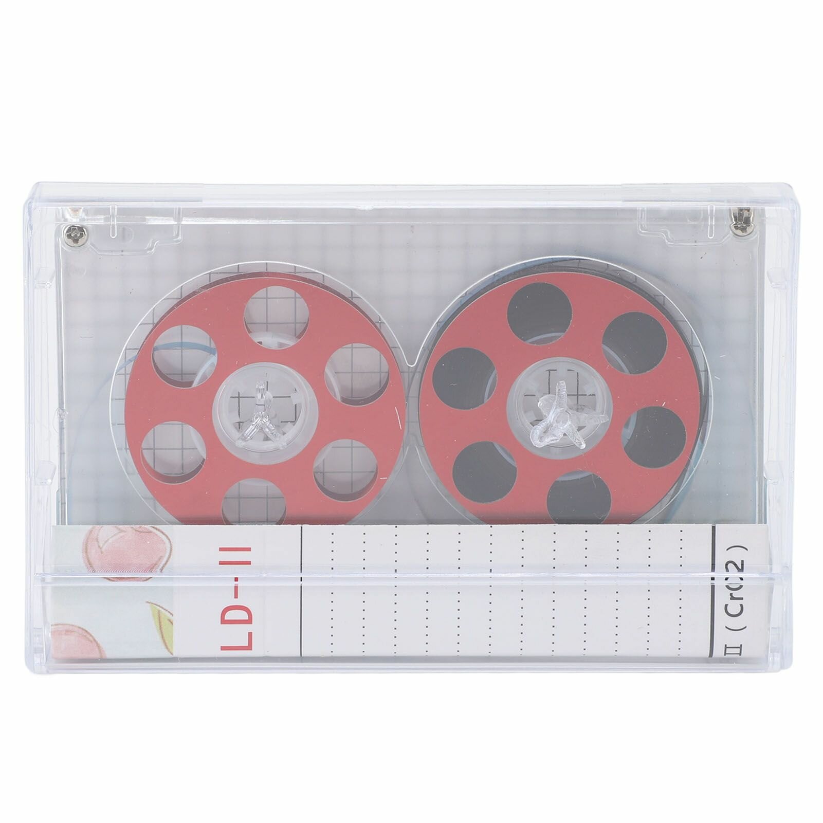 Пустая кассета 46 минут, низкий шум, красная, для записи музыки