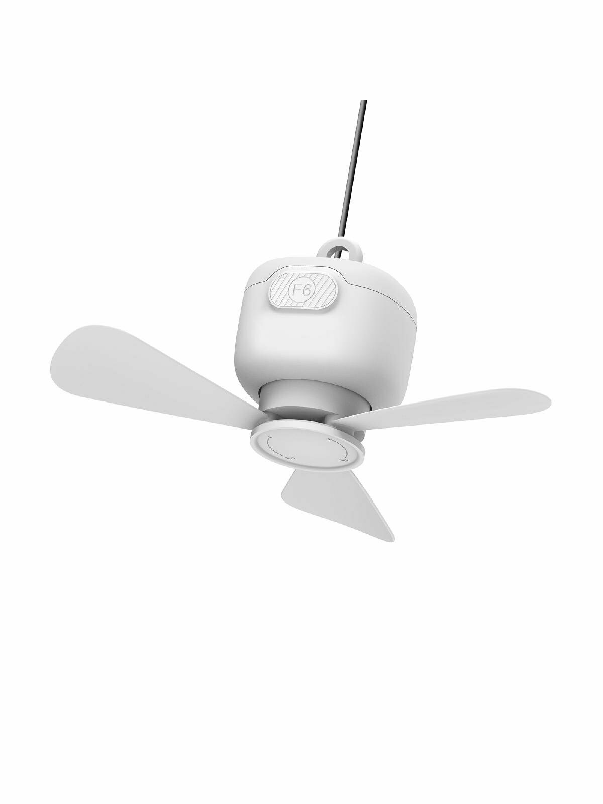 USB Small Ceiling Fan Camping 3 Speed Portable Outdoor Hanging Dorm Fan with 3 Leaves For Camping Outages Home Room