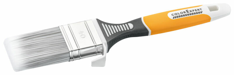 Кисть флейцевая UniStar Микс 40 мм, Для лаков и эмалей на водной основе, 3К ручка.