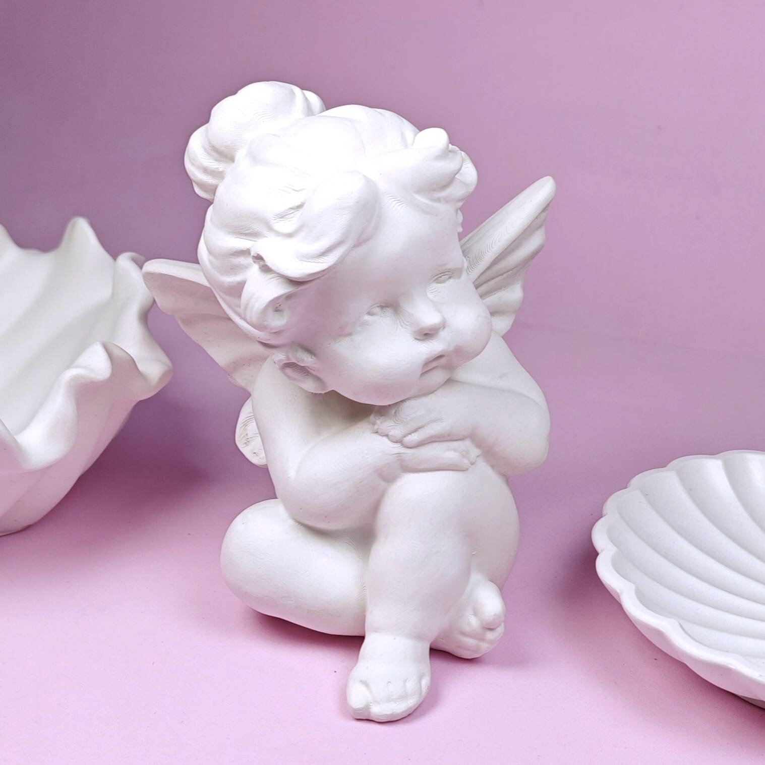 Статуэтка фигурка девочка Фея (ангел) большая, 12см, ручная работа