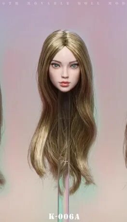 1/6 голова для кукол JKTOYS K-006 Yumi, цвет A