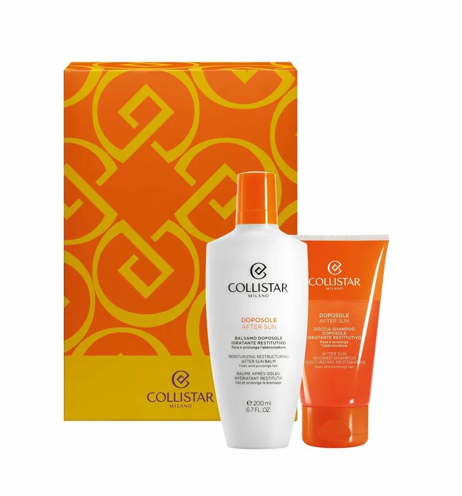 Collistar - Набор After Sun Balsam Увлажняющий восстанавливающий бальзам после загара 200 мл + шампунь 150 ml