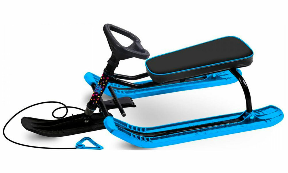 Снегокат Ника Тимка (спорт+ черный) (ТСЛ+/Ч)