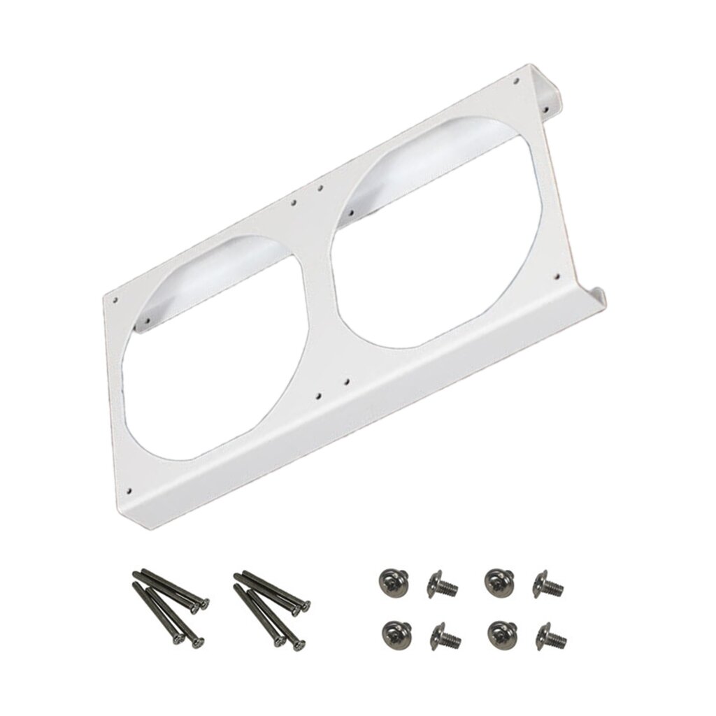 Выделенная высота вентилятора 12 см, высота белого кронштейна 25 мм-240