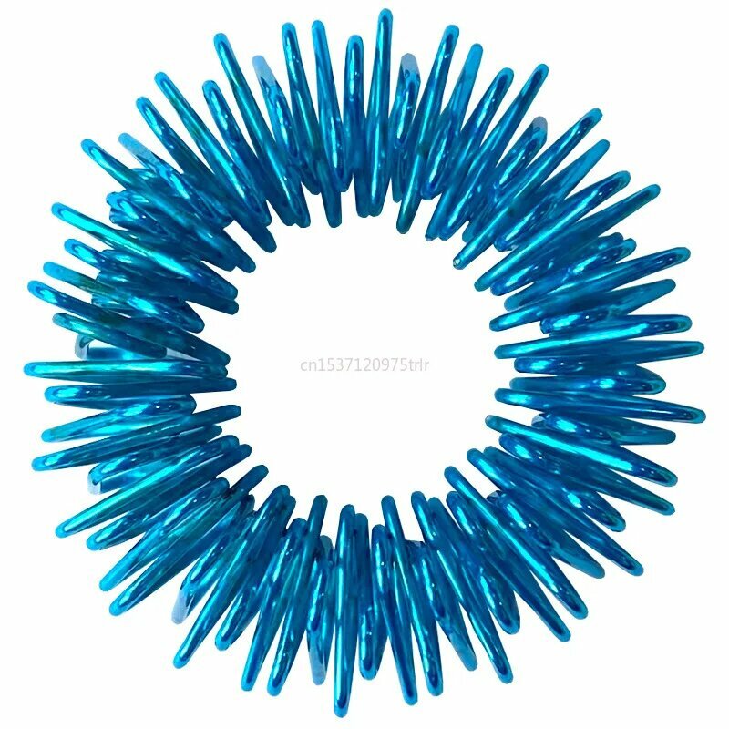 MOONBIFFY Акупрессорные кольца для пальцев Синий, Light blue