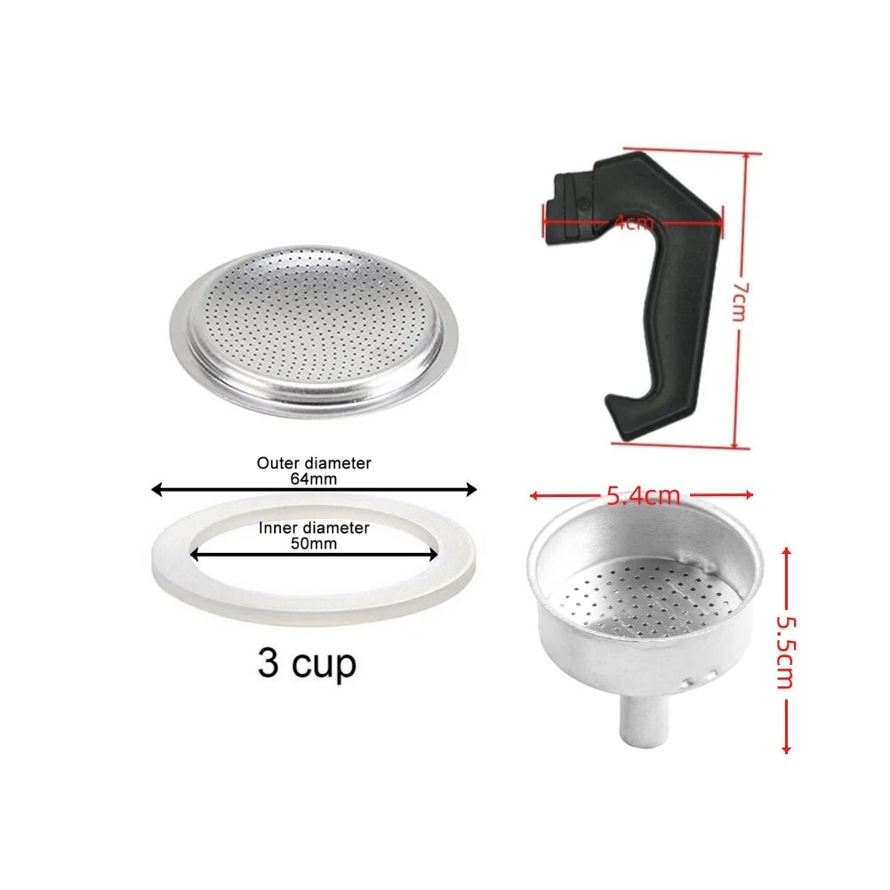 Запасная часть для гейзерной кофеварки 3 Cup