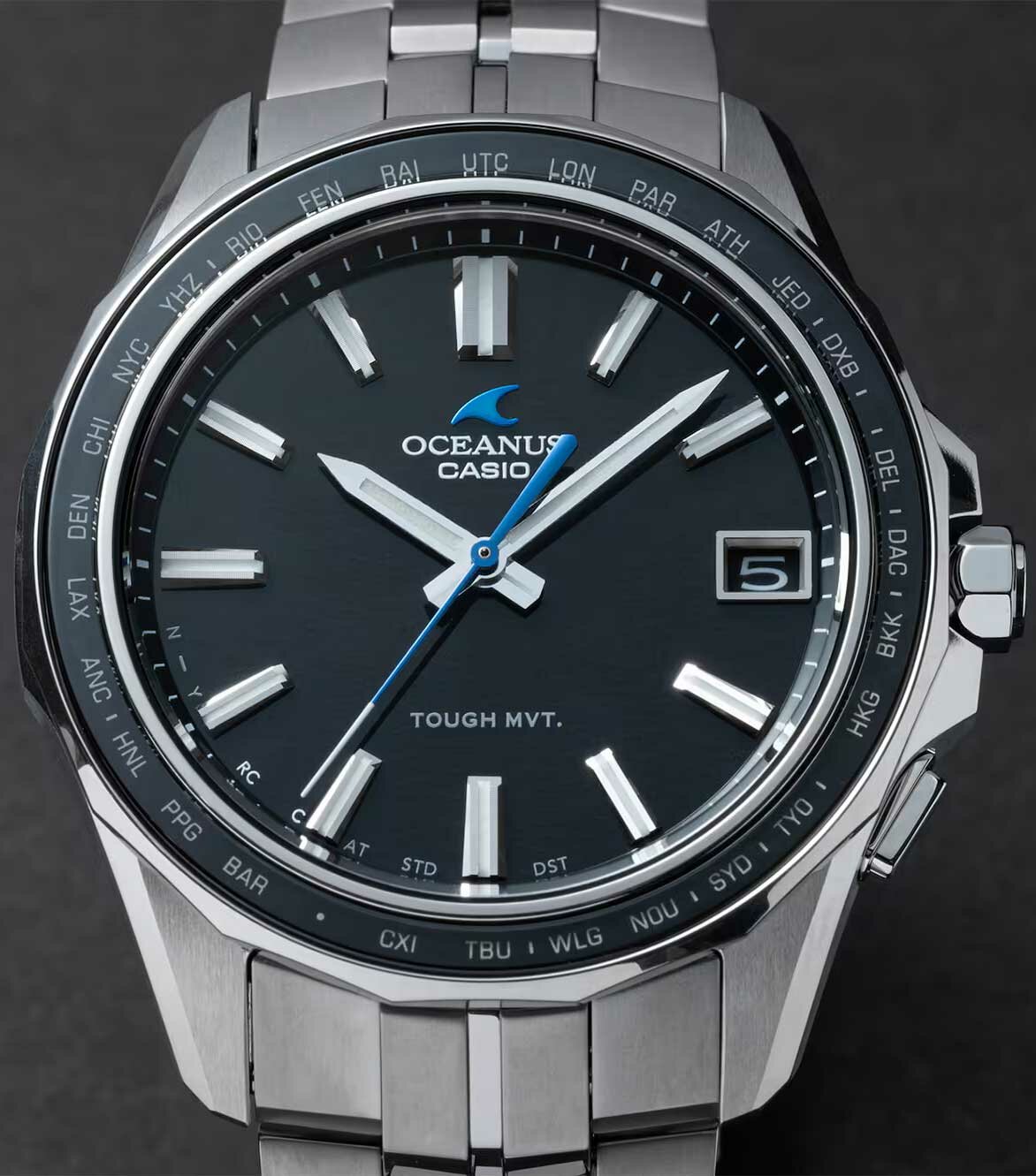 Наручные часы CASIO, черный/синий/серебристый — фото 1
